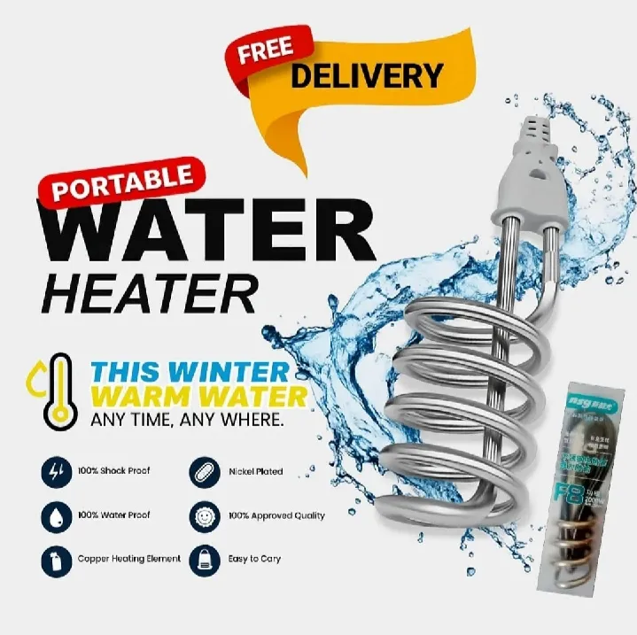 NSG F8 2000W Electric Immersion Water Heater Rod – Quick Heating ...