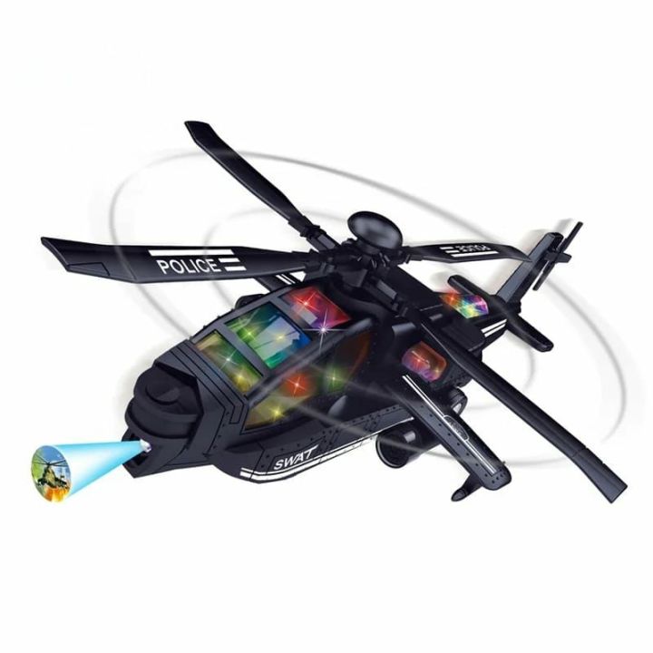 Electric Rotating Flash Universal Wheel Projection Helicopter Boy ...
