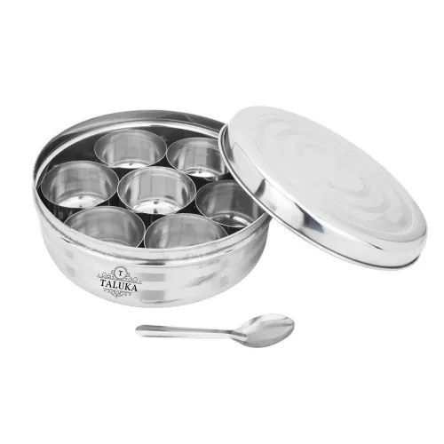 Tools Steel Masala Dabba Kitchen Spice Box Stainless Steel Masala Box ...
