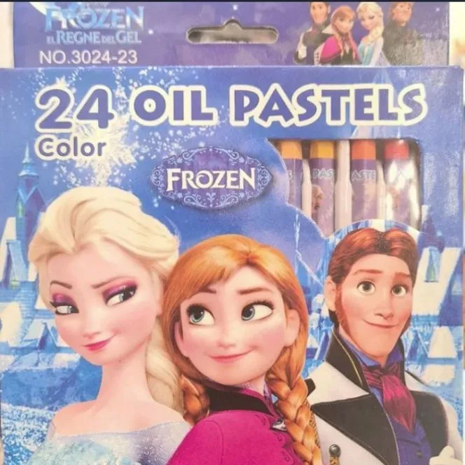 Frozen Oil Pastels Color Crayons 24 Pcs Set | Daraz.pk