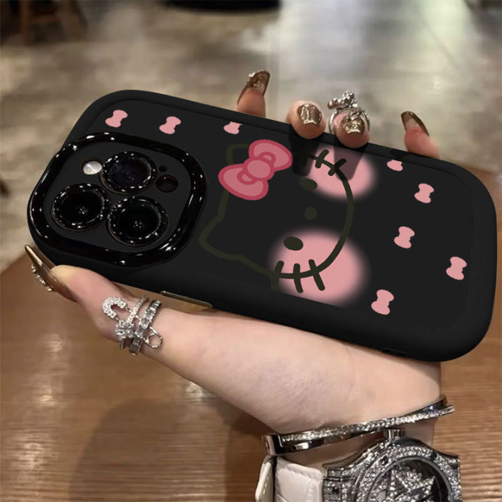 Sanrio Hello Kitty Shy Cute Phone Case For iPhone 15 14 13 Pro Max 11 12 13 Pro X XR 7 8 Plus ...