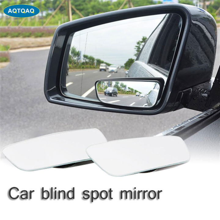 1Pair Blind Spot Mirror - Universal Upgrade HD Glass Frameless Convex ...