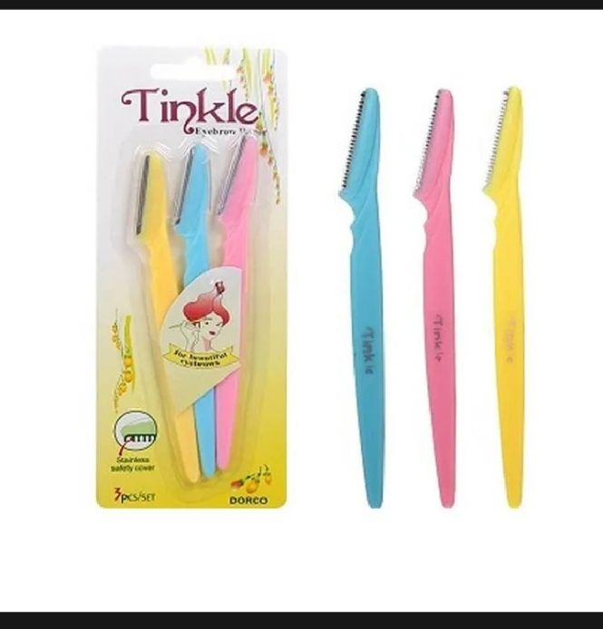 3 in 1 Korean Tinkle Eyebrow Razors, Twinkle razor Precision Eyebrow ...