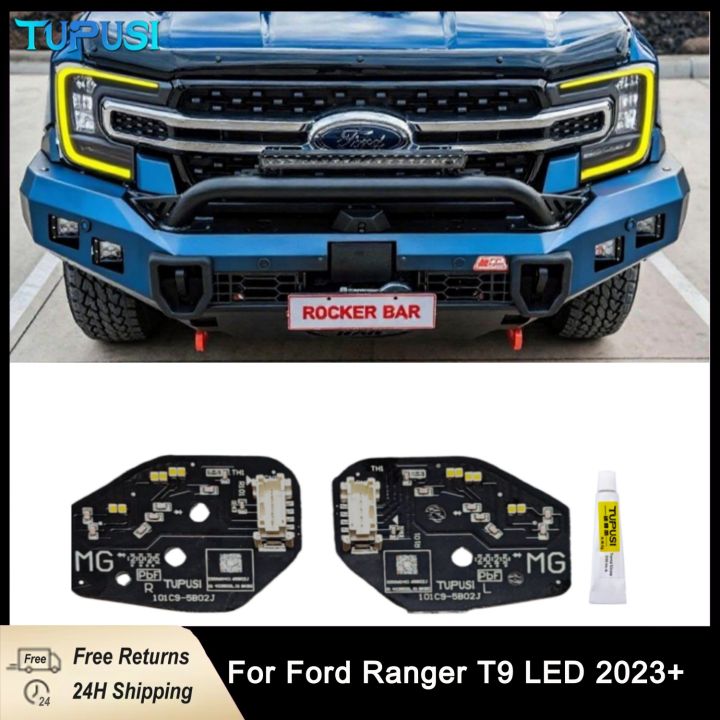 Yellow Amber DRL Led Boards for Ford Ranger T9 Raptor Matrix and LED ...