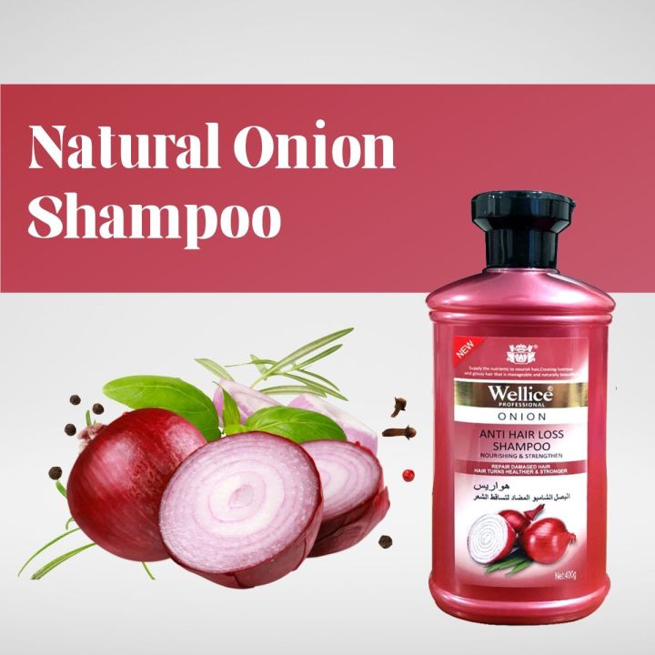 Wellice Professional Onion Anti Hair Loss Shampoo Hair Care Hair Shampoo B119-01 | Daraz.pk