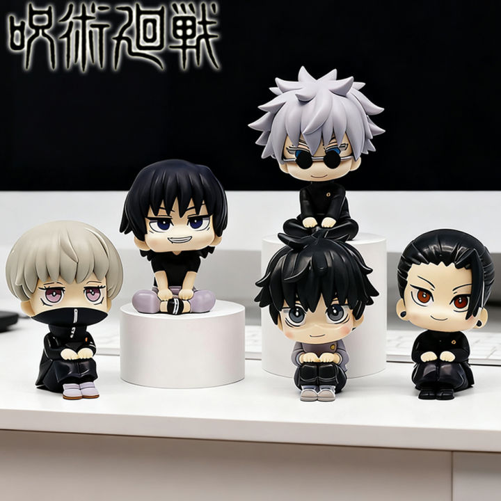 Q Version Jujutsu Kaisen Figures Cute Yuji Itadori Gojo Satoru PVC ...