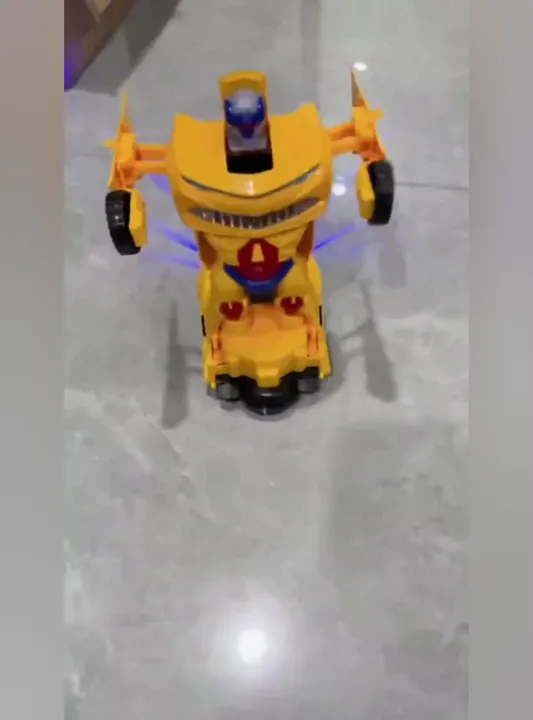 Deformation Dancing Robot to Car with Light and Music All Direction ...