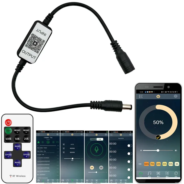 12V Magic Home Mini Bluetooth Led Monochrome Dimmer Controller Single ...