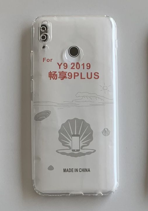 Huawei Y9 2019 Dust plug Transparent silicon Back Cover | Daraz.pk