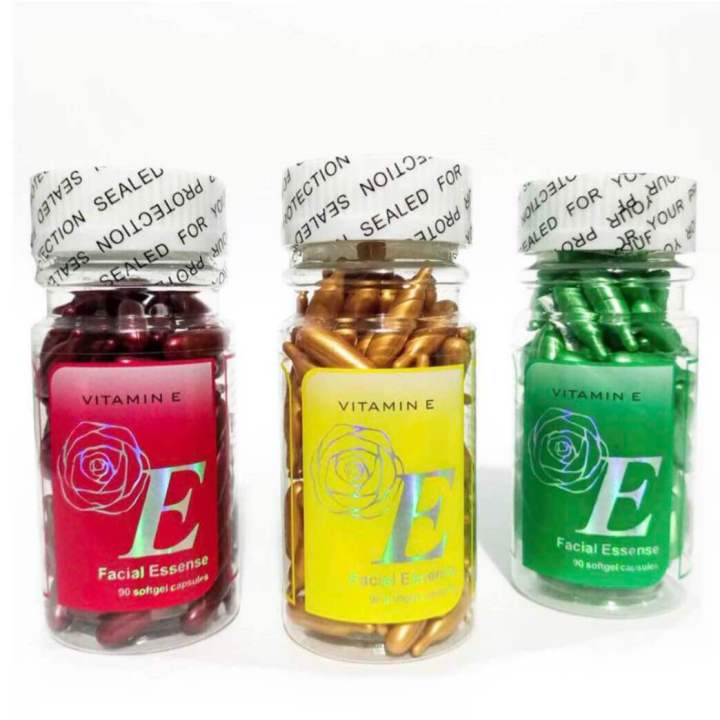 Vitamin E Facials Essences 90pcs Hair health capsules | Daraz.pk