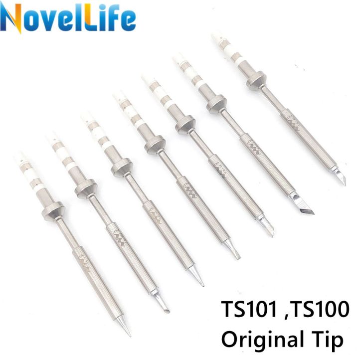 Original TS100 TS101 Mini Digital Soldering Iron Tip Replacement Bit ...