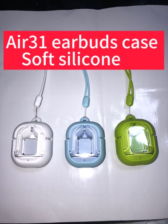 Earbuds air31 soft silicone case available in 3 colors / earbuds ...