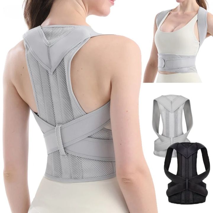 Adjustable Scoliosis Posture Corrector Corset Back Brace Lumbar Support ...
