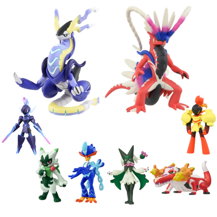 New Original TAKARA TOMY Pokemon Figures Skeledirge Floragato ...