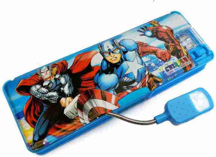 Double Sided LED Light Geometry Box With Magentic Buttons Superman ...