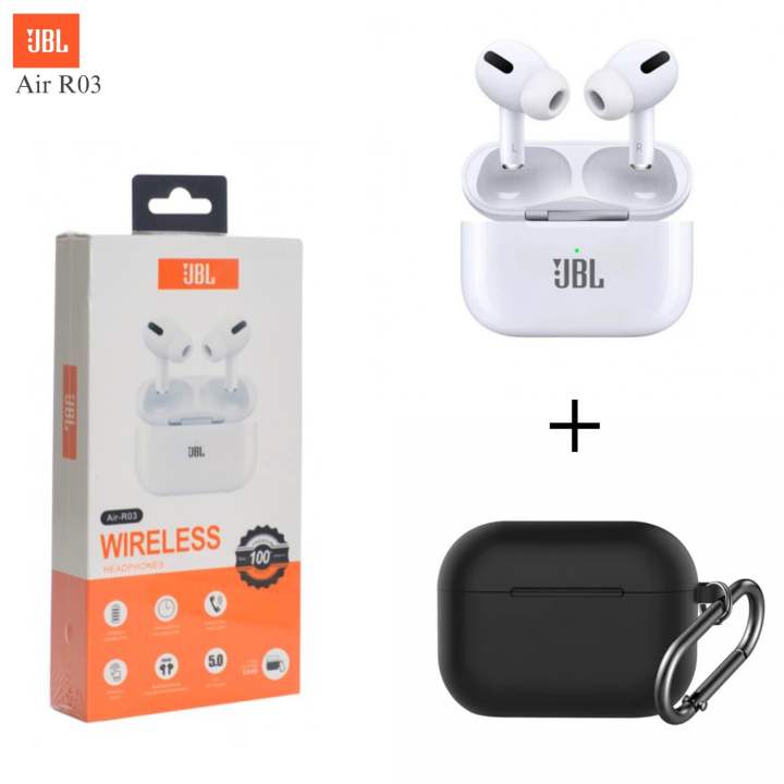 JBL Air R03 Wireless Bluetooth AirPods Pro With Free Slicone Case With ...