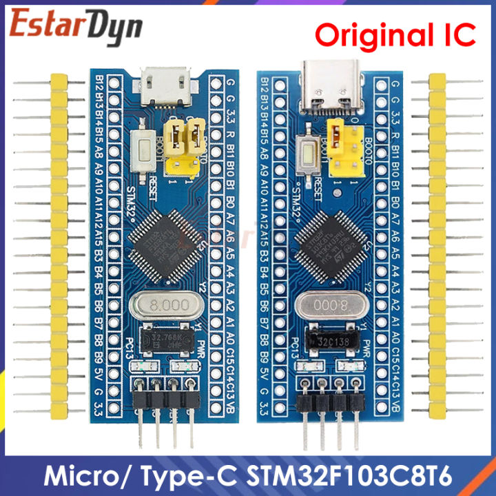 Estardyn STM32F103C8T6 TYPE-C/MICRO STM32F103C6T6 ARM STM32 Minimum System Development Board ...