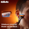 Gillette Razor Fusion 5 Ultra Thin Blade Men's Razor with Sideburn ...