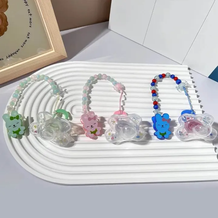 (BABY LAND 4) fish BEANS CHAIN WITH PACIFIER OR SOOTHER | Daraz.pk