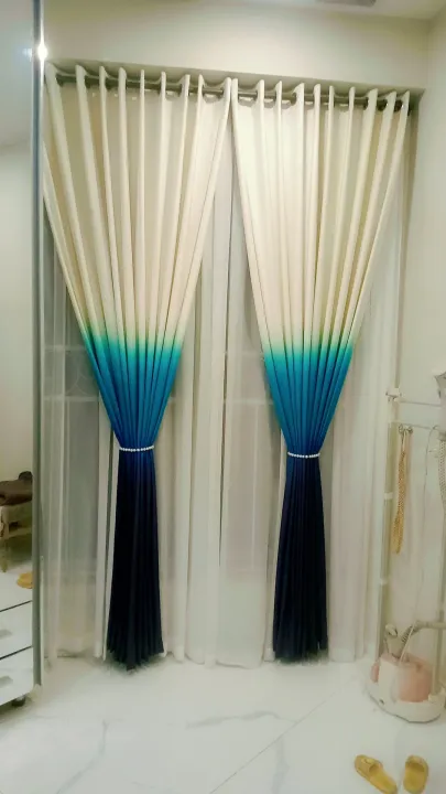 Modern Velvet Curtains for Living Room & Bedroom | Set of 2 Panel Pair ...