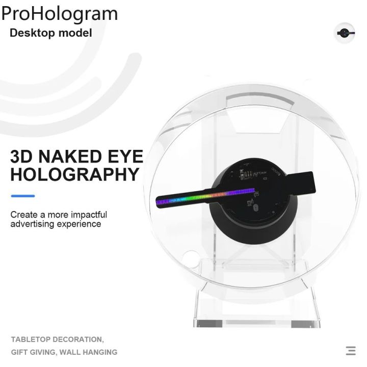 Mini 3d Holographic LED Fan Projector For Advertising | Daraz.pk