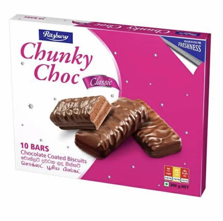 Chunky Chock 10 bars box with safe packing | Daraz.lk