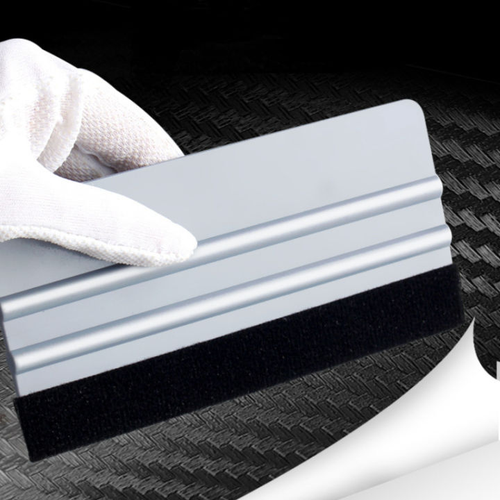 Large Felt Edge Wrapping Squeegee Scratches-Free Decal Applicator Tool ...