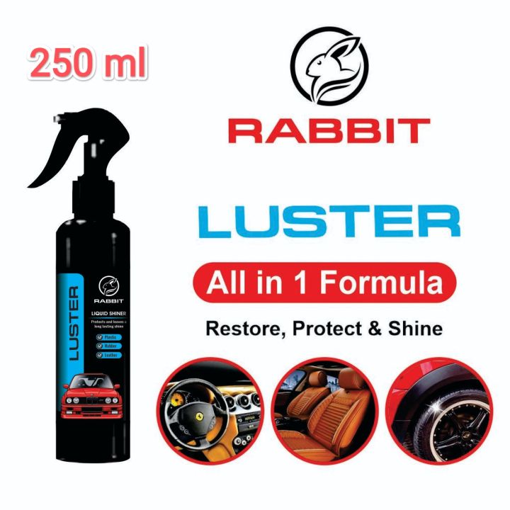 Dashboard Tyre Polish Rabbit Luster 250 ml | Daraz.pk