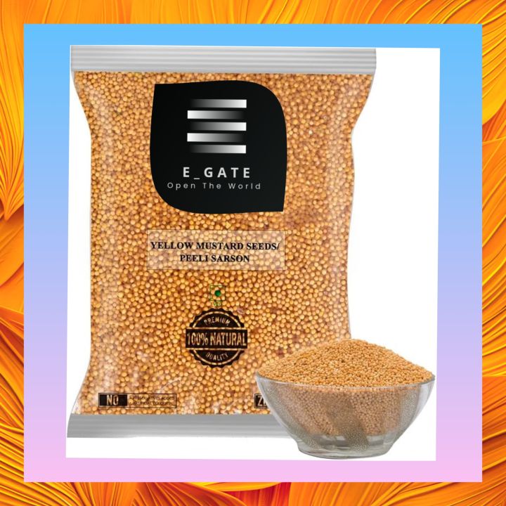 Yellow Mustard Seeds | Peeli Sarson 100-200-500 Gm | Organic Fresh ...