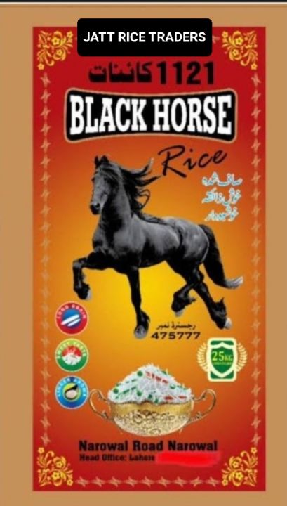 Kainaat 1121 Steam Rice Black hourse 25kg | Daraz.pk