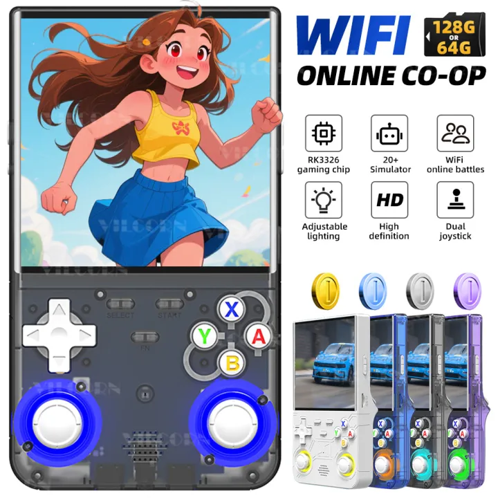 2025 R36Ultra Handheld Game Player Linux System 4inch IPS Portable ...