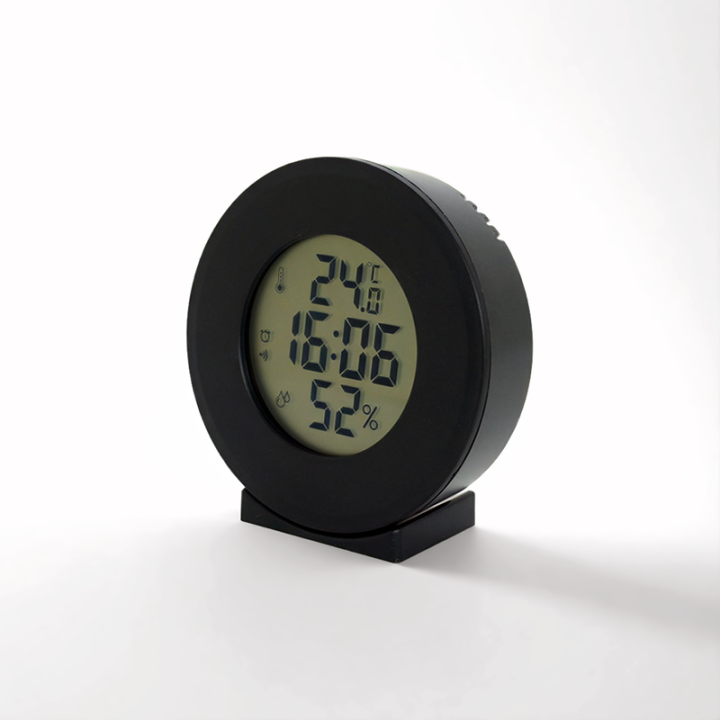 Digital LCD Travel Alarm Clock With Temperature Hygrometer Mini Desk ...