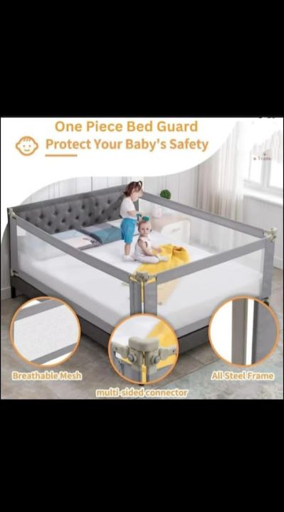 1 single side baby safety bed fence adjustable bed rail & folding bed ...