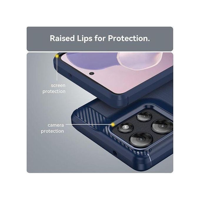 Motorola Moto G 5G 2025 Case Carbon Fiber Shockproof Slim Fit Flexible ...