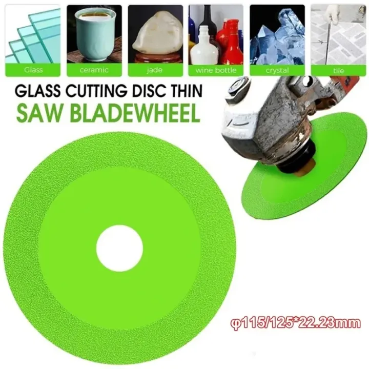 115/125mm Glass Cutting Disc Diamond Marble Ceramic Tile Jade Grinding ...