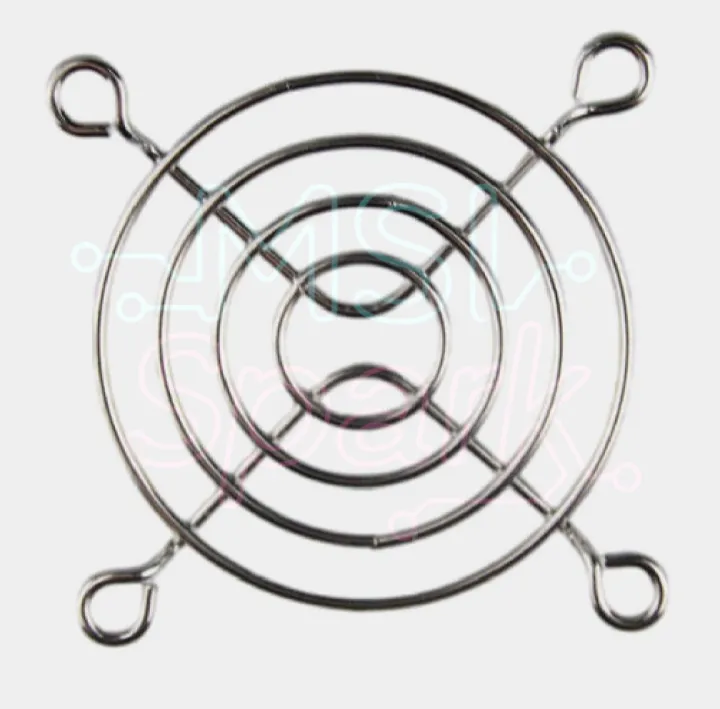 1 pcs 80mm /3 inch Silver Metal Compute nar Fans Grill Cover Fan ...