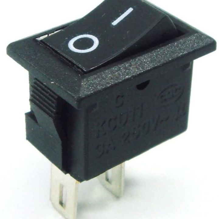 Mini Rocker Switch ON/OFF – 2 Pin – AC/DC Power Switch – 6A 250V ...