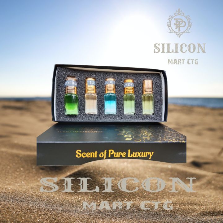 ROYAL Fragrance Traditional 5pcs different Fragrance combo perfume for ...