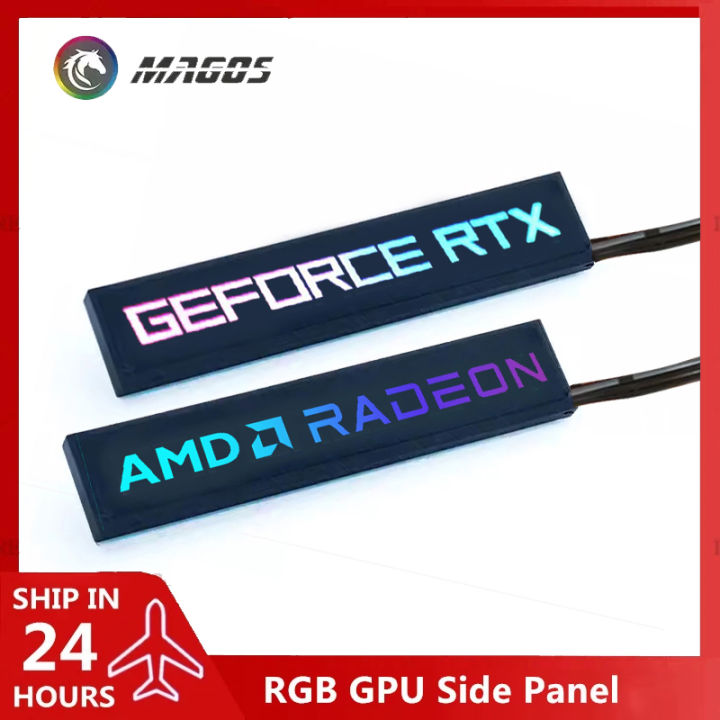 Graphics Card Side Panel RGB RTX AMD GeForce GPU Modify 5V 3Pin ARGB ...