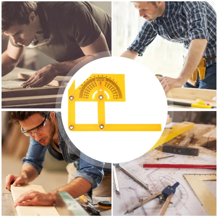 Angle Ruler Protractor Corner Angle Finder Carpentry Tools 0° To 180 ...
