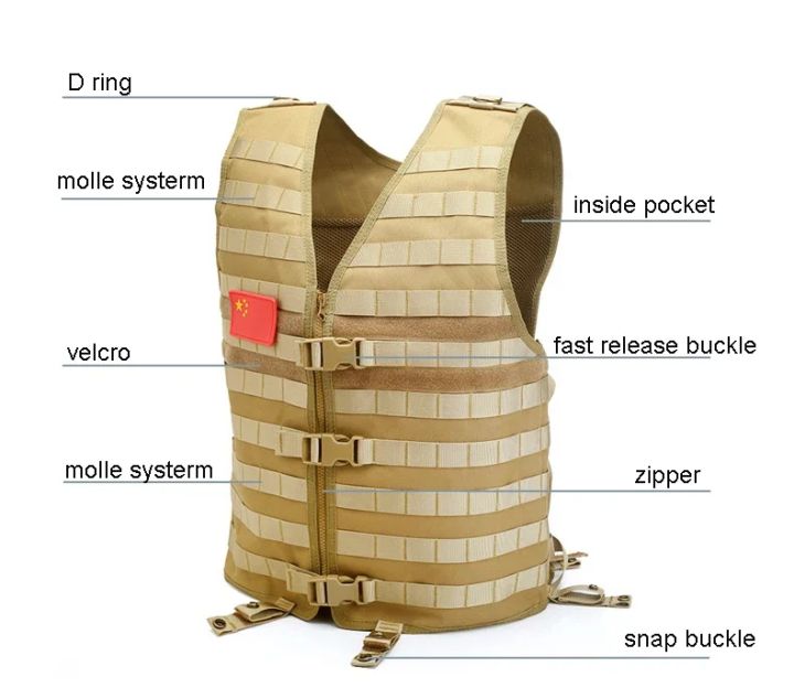 Molle Vest Swat Utility Airsoft Vests Outdoor Sports Waistcoat CS ...