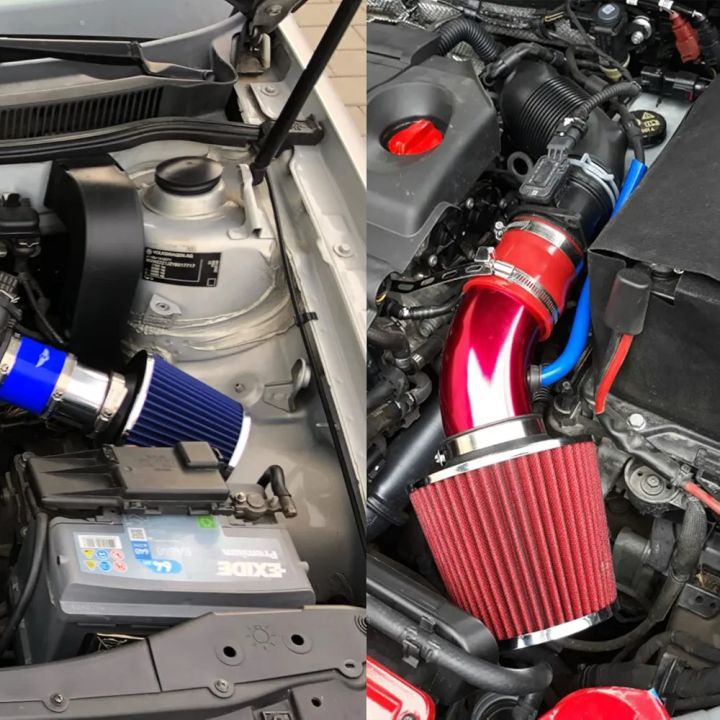 Air Intake Filter High Flow 76mm Sports Racing Car Tuning Cold Mushroom ...