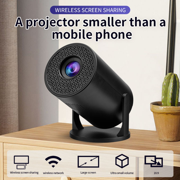 Small Projector USB TV Sticks LED Black 8000lm Brightness Bluetooth ...