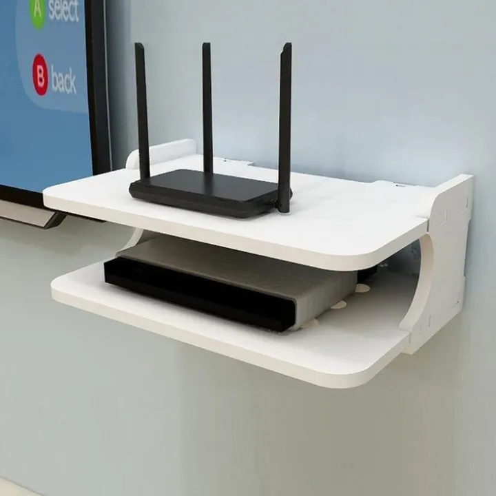 Wifi Stand/ Mobile Router stand/ Wall mounted Shelves | Daraz.pk