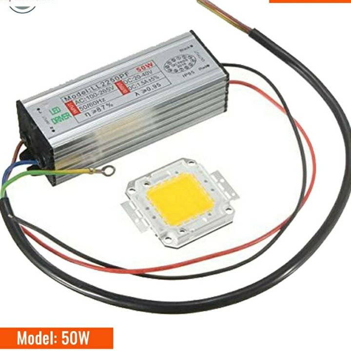 50W LED SMD Chip Bulbs With 50W High Power Waterproof LED Driver Supply ...