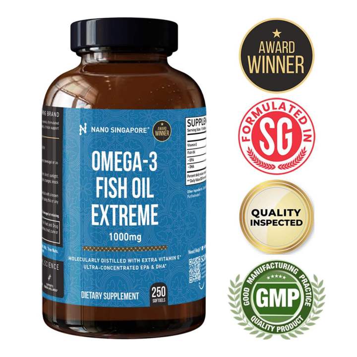 Nano Singapore Omega-3 Fish Oil Extreme | Shop.com.mm