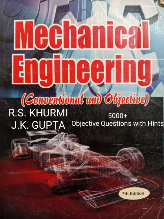 Mechanical Engineering (Conventional and Objective types) by RS Khurmi and JK Gupta | Daraz.pk