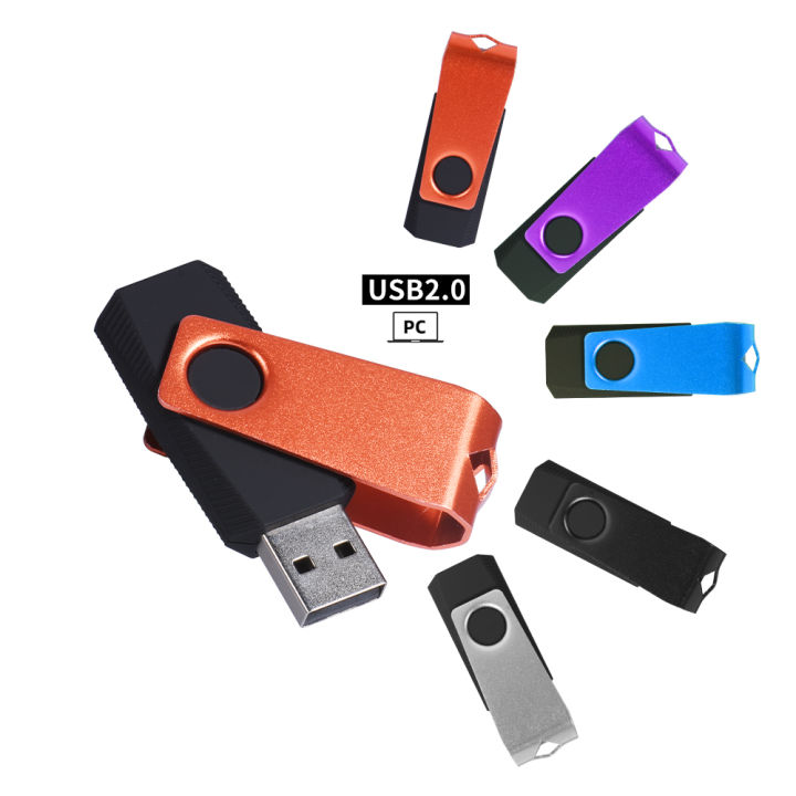 JASTER Trapezoidal Clip Rotatable USB Flash Drive 64GB Thumb Memory ...