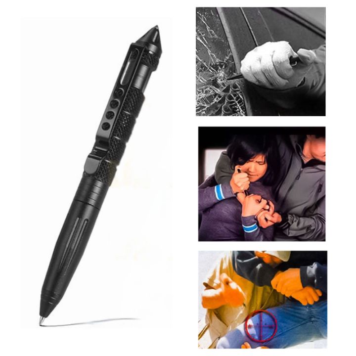 Tactical Pen Self Defense Emergency Survival Tool Glass Breaker ...