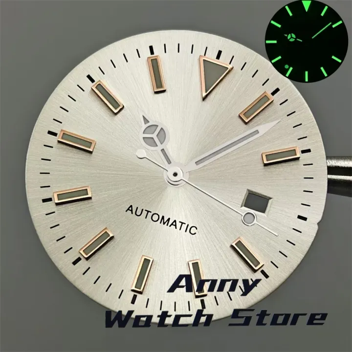 24.5mm Sunburst Women Watch Dial Hand Set White Gray Green Pink Gold ...